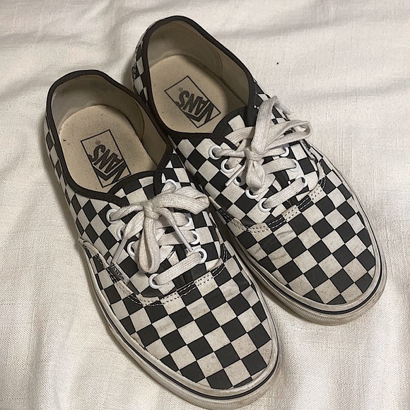 Vans | Shoes | Vans Gold Coast Black And White Checkered Sneakers ...
